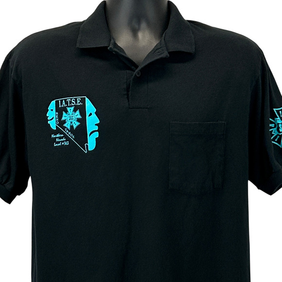 Anvil | Shirts | Vintage 9s Iatse Local 363 Nevada Polo Shirt Stagehand ...